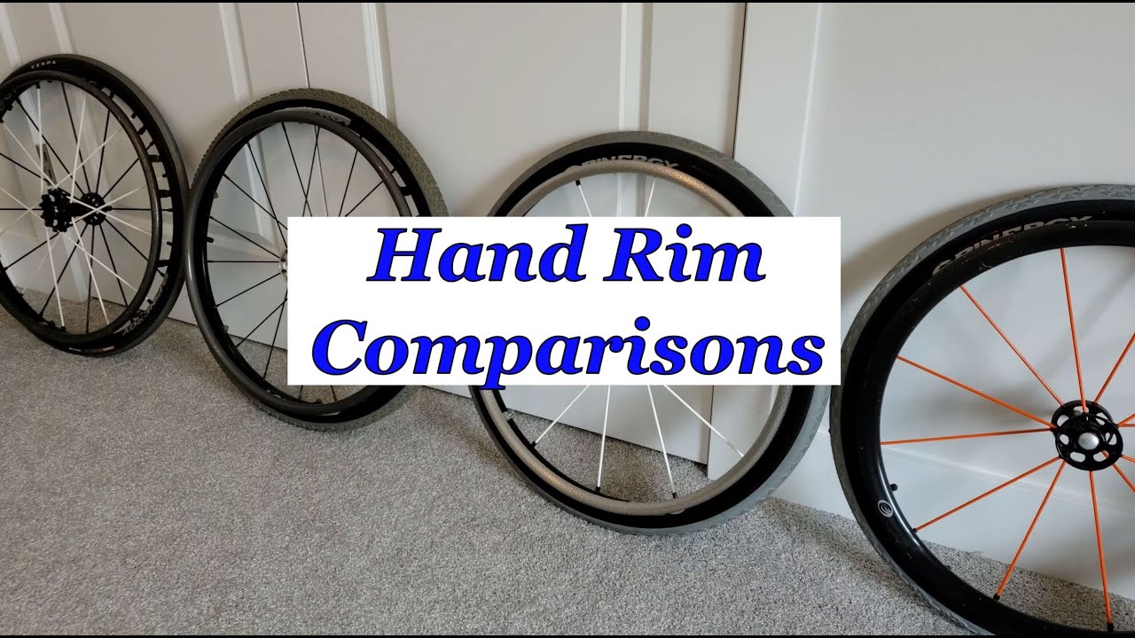 Spinergy TC Hand Rims Comparison w/ Natural Fit And Standard - YouTube