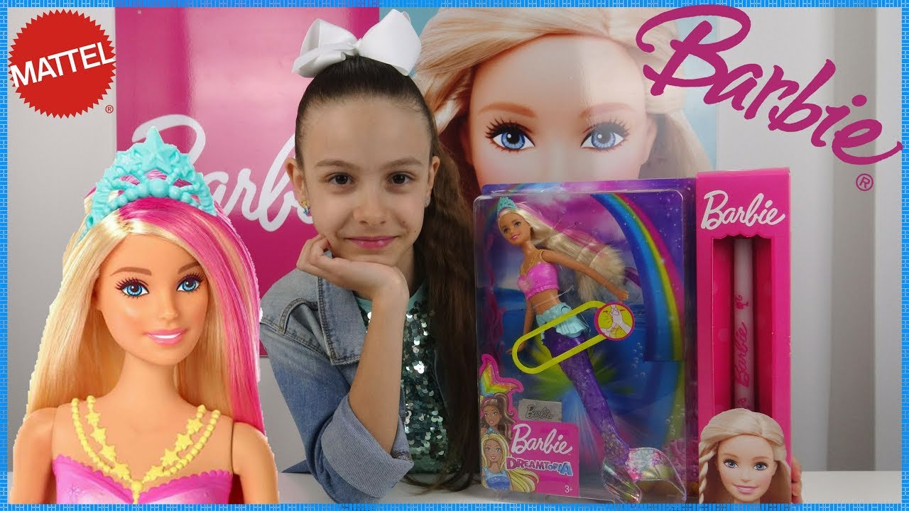 Πασχαλινή Λαμπάδα Barbie Γοργόνα Μαγική Ουρά /Mattel/PrincessToniaVlog ...