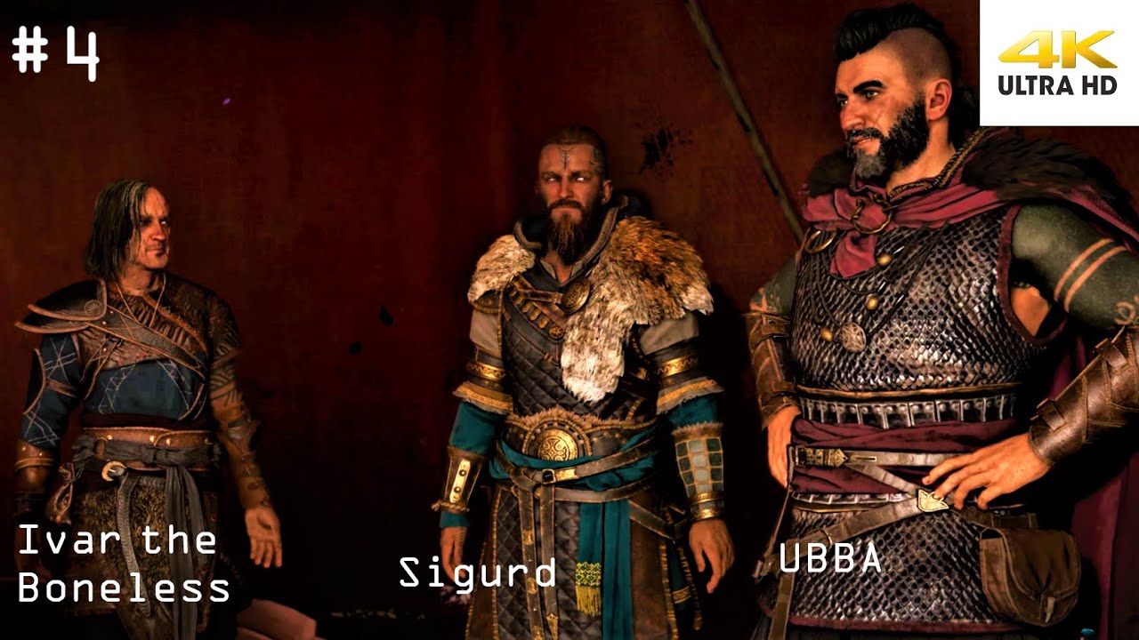 The Sons of Ragnar - Assassin's Creed Valhalla 4K60FPS Gameplay Full Walkthrough Part - 4 - YouTube