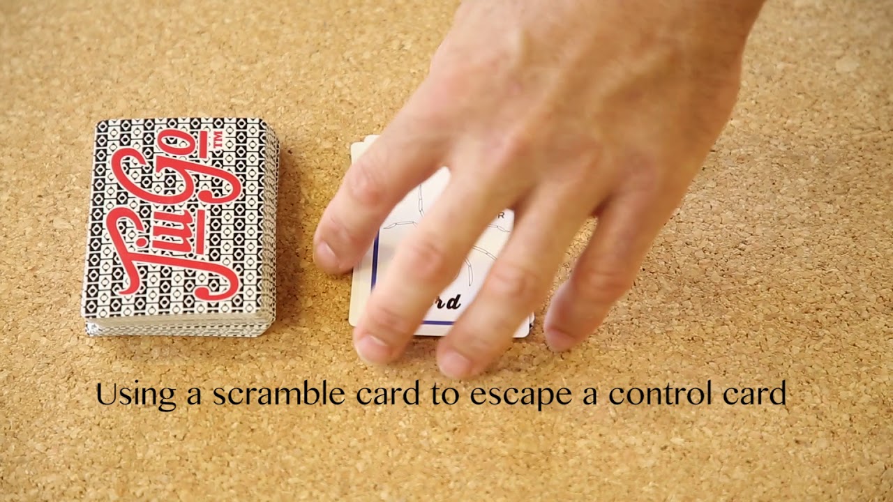 Jiugo Using a scramble card to escape a control card - YouTube