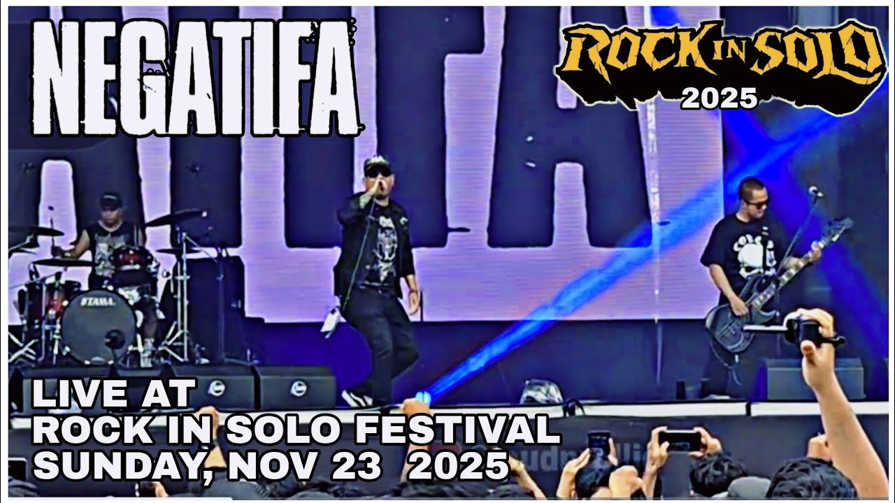 🇮🇩 NEGATIFA (Full Show) ☠️ LIVE AT ROCKINSOLO 2025 #negatifa # ...