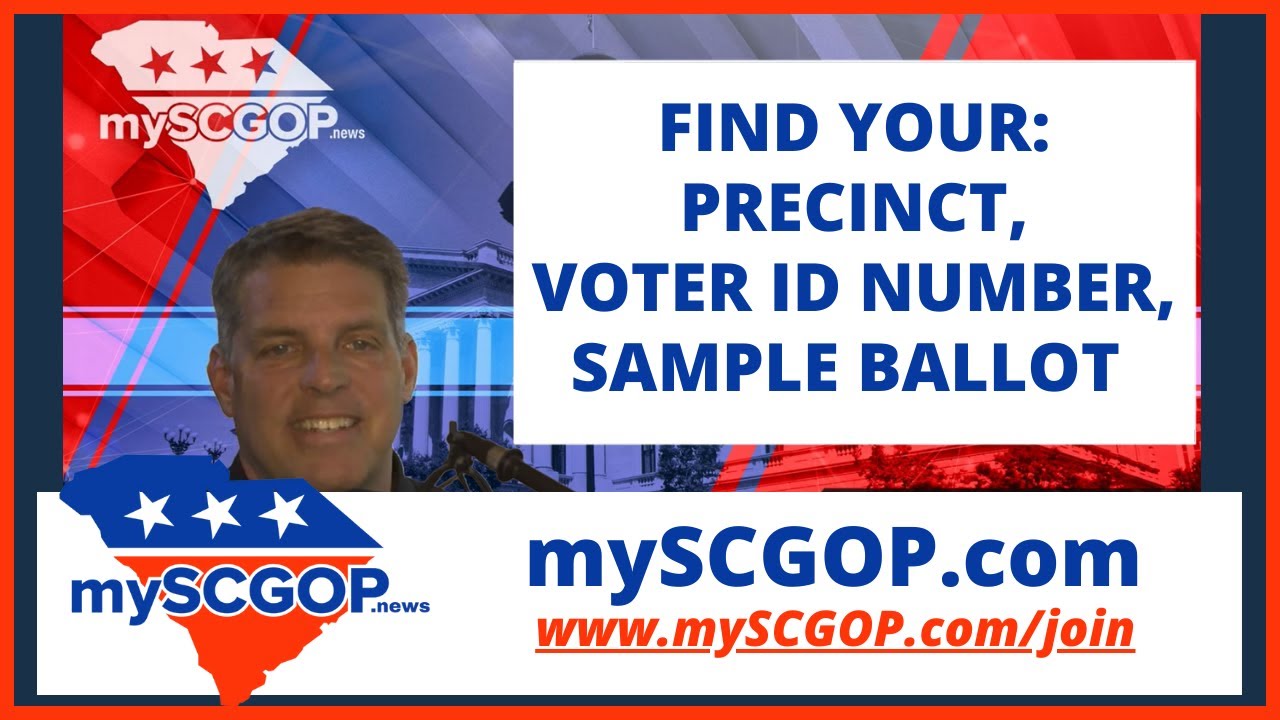 MySCGOP Find Your Voting PRECINCT Name Sample Ballot Voter ID MySCGOP Find Your Voting PRECINCT Name Sample Ballot Voter ID