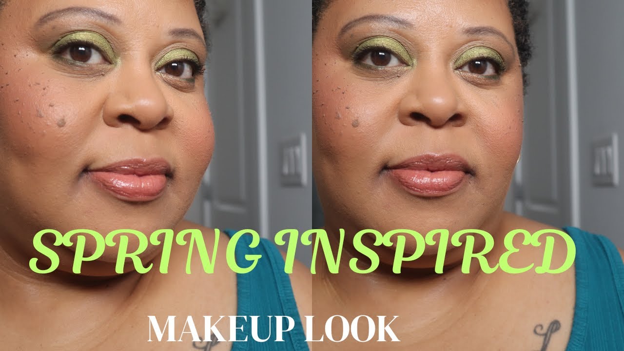 Spring Inspired Makeup Tutorial- Makeup Over 40 - YouTube