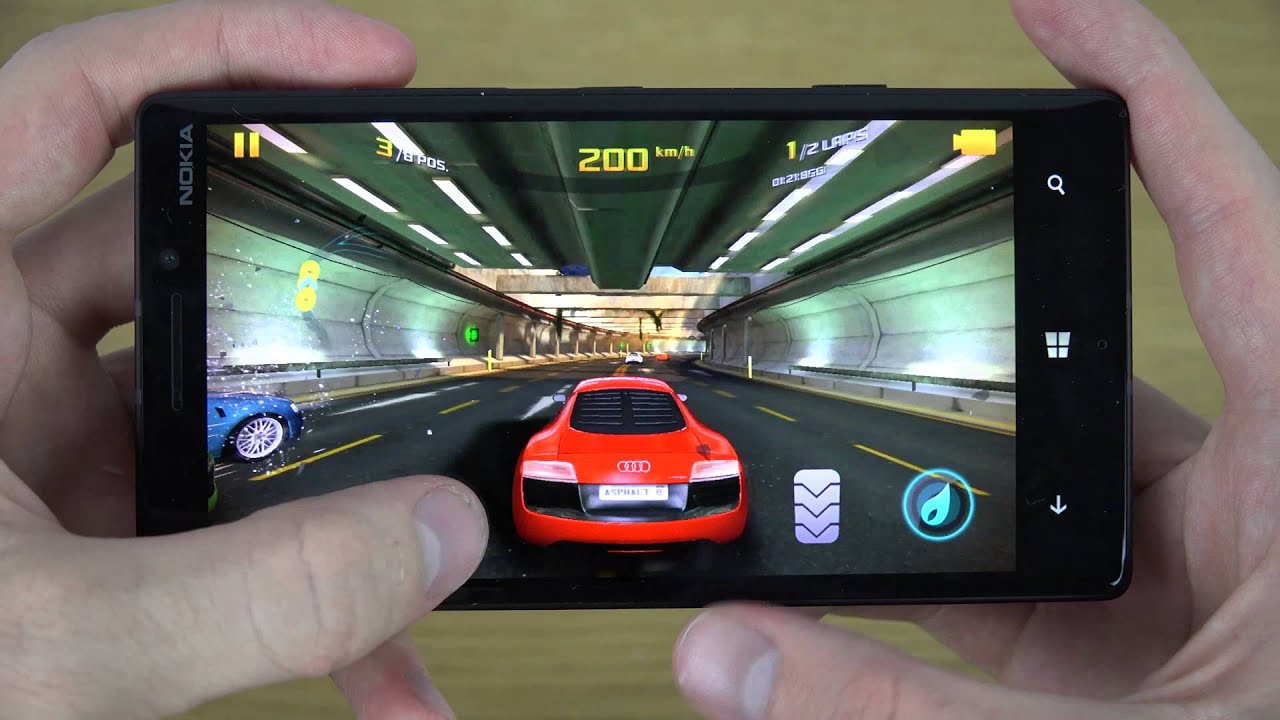Asphalt 8 Nokia Lumia 930 4K Gameplay Trailer - YouTube