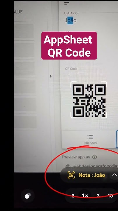 QR CODE NO GOOGLE APPSHEET - YouTube