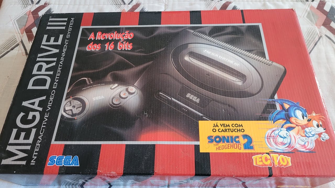 Mega Drive 3 - Unboxing e conhecendo o console - YouTube