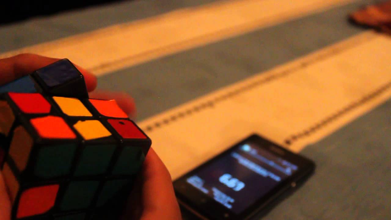 Sub 20 with my Rubik's cube - YouTube