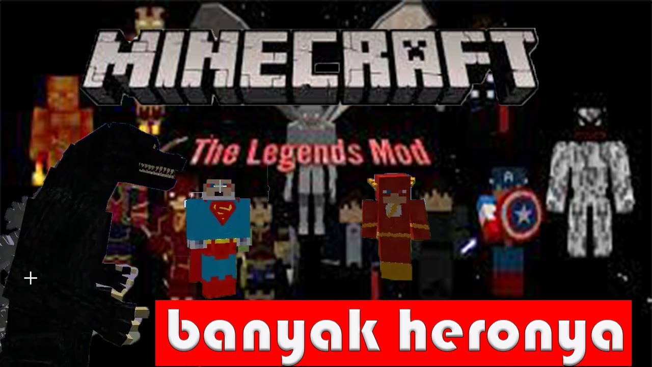 MOD MINECRAFT SUPERHERO || Legend Mod V6 15 1.7.10 - YouTube