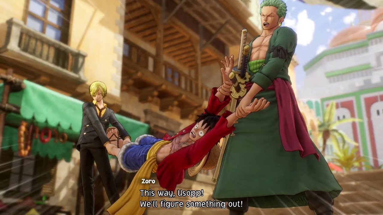 Time Skip Straw Hats VS Crocodile Boss Fight - One Piece Odyssey 4K ...