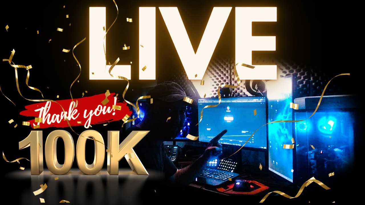 🔴100k LIVE STREAM - Thank you for all of the support! - YouTube