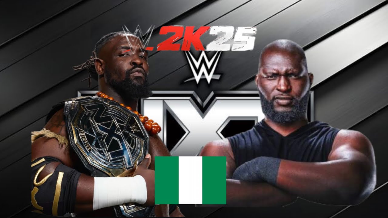 Oba Femi Vs Omos | “The combat Nigerian” ☠️ | WWE 2K 25 / Ps4 slim ...
