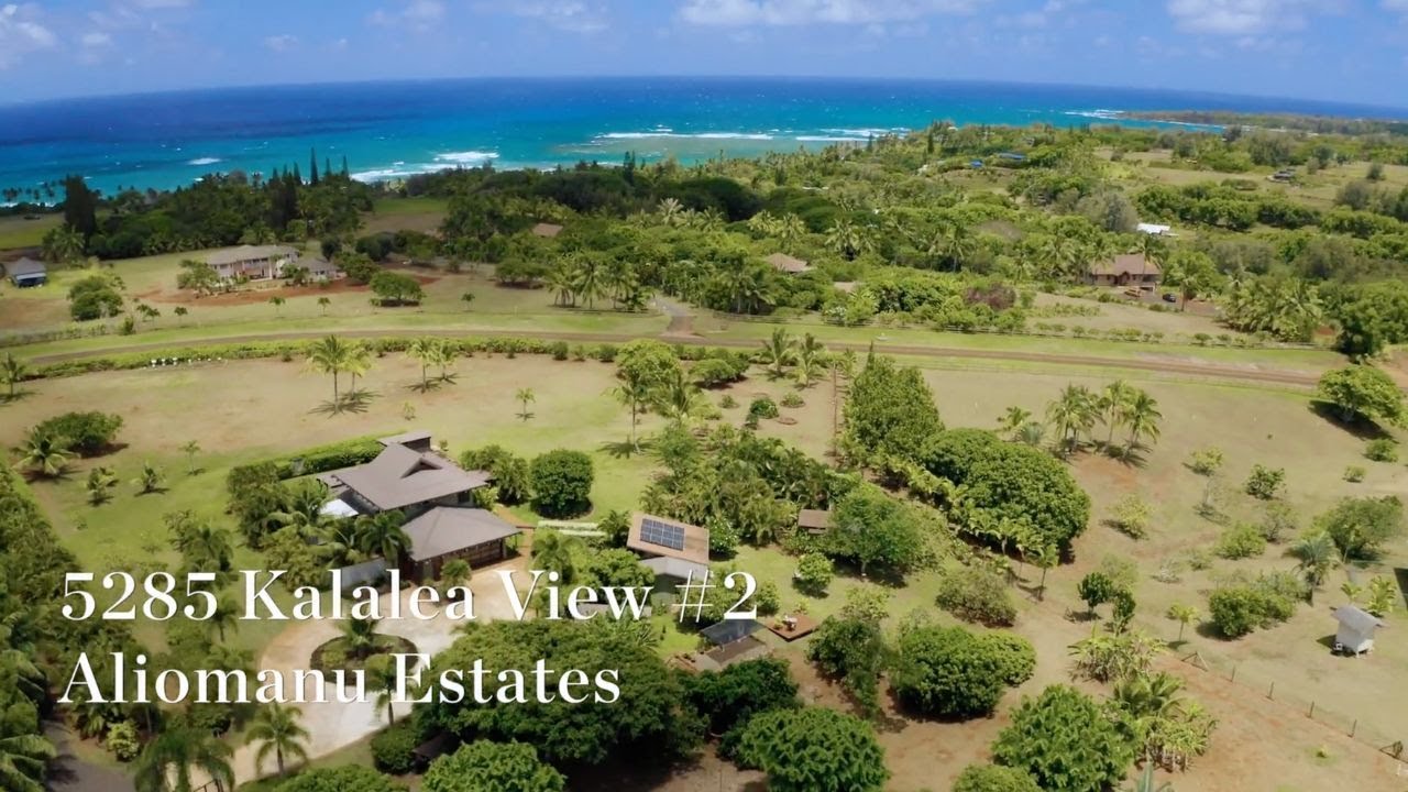 Aliomanu Estates | 5285 Kalalea View | Kauai, Hawaii - YouTube
