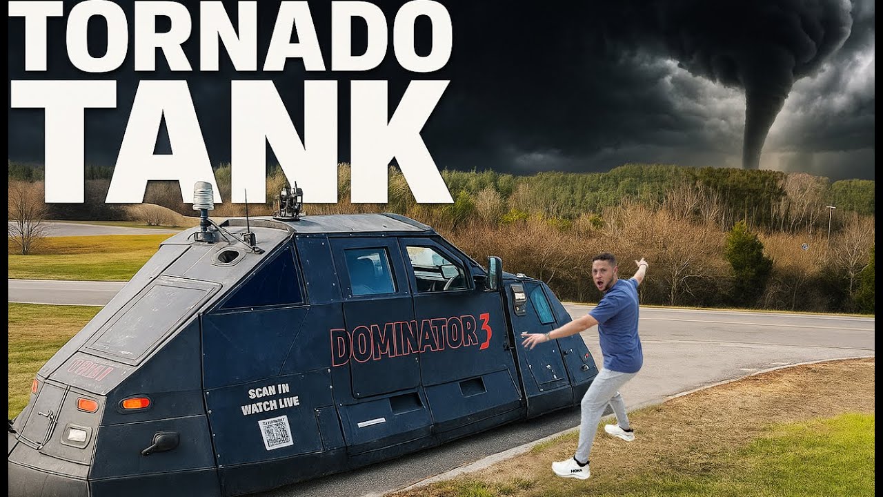 Extreme Tornado Chase with the Tornado Tank | FULL CHASE - YouTube