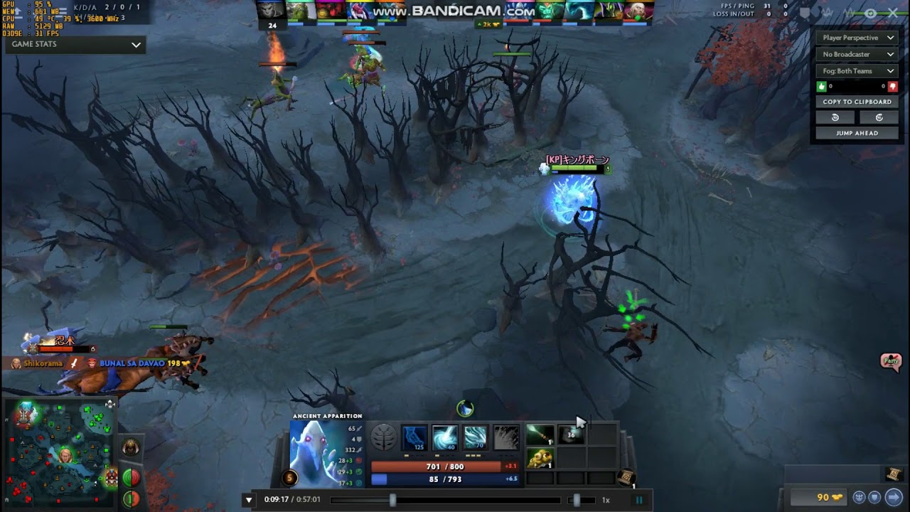 Dota 2 - Rank Game: Position 4 - Ancient Apparition (Gameplay) - YouTube