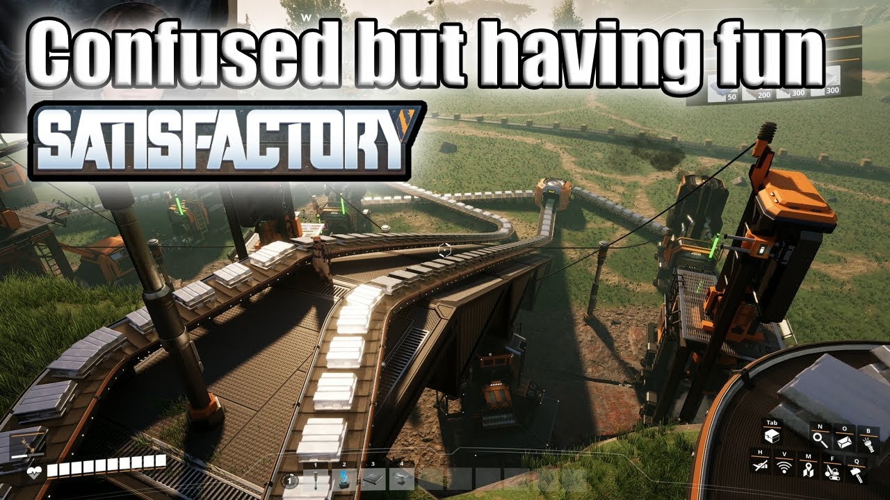 I am confused but I am learning! | Satisfactory - YouTube