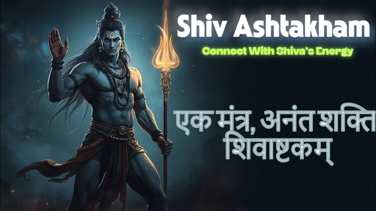 Shivashtakam | शिवाष्टकम् | Powerful Shiva Stotra with Lyrics | एक ...