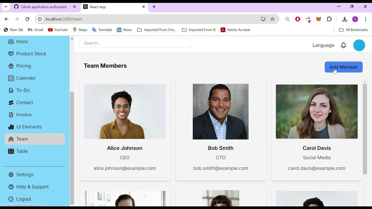 Ecommerce website frontend using react.js and tailwind.css - YouTube