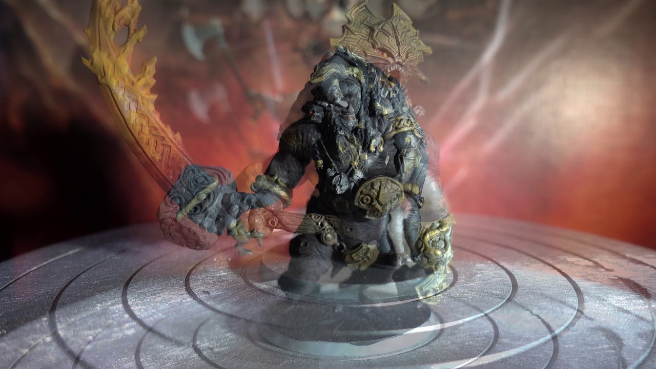 4K Blood Rage Board Game Painted Monster Miniatures - YouTube