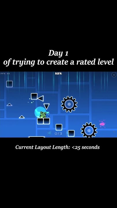 ⭐DAY #1 OF CREATING A RATED LEVEL ON GEOMETRY DASH #geometrydash #series ⭐ - YouTube
