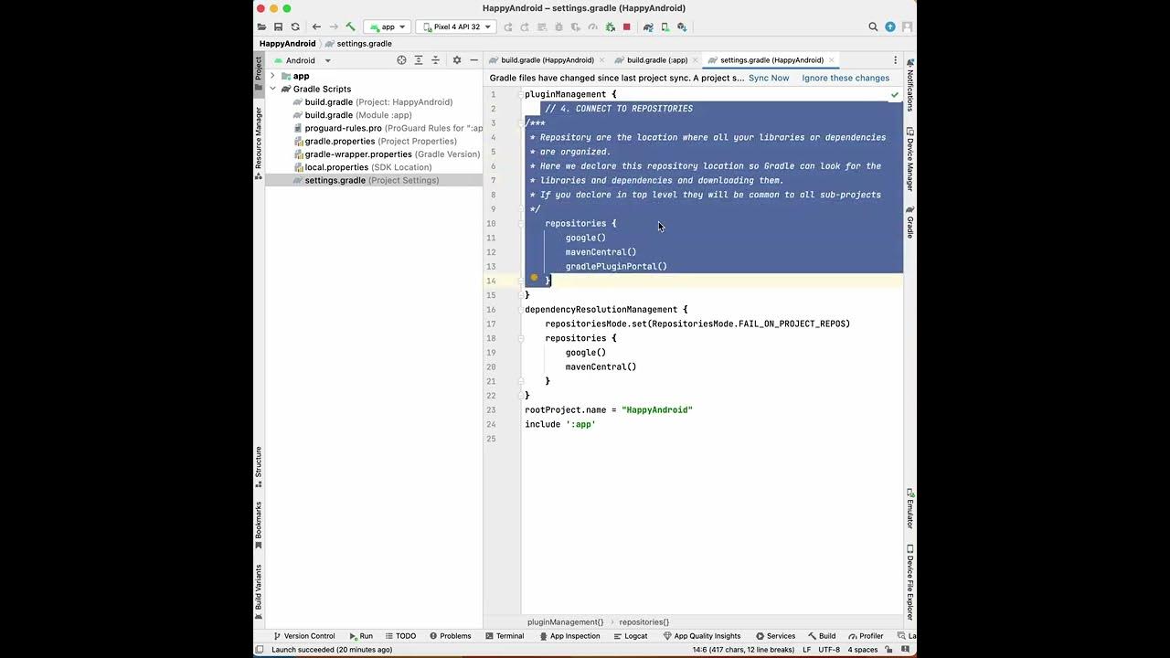 Happy Android - Understanding gradle basics. Super Easy under 1 min ...