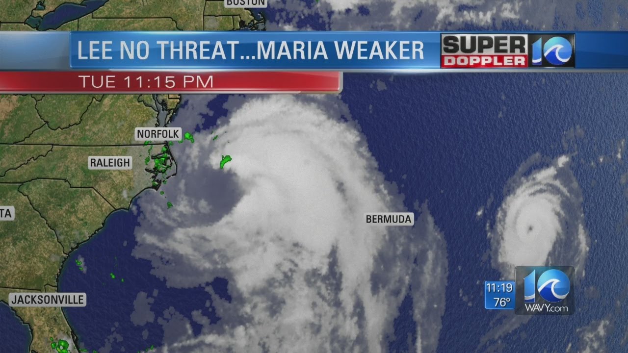 Tropical Storm Maria Update - YouTube