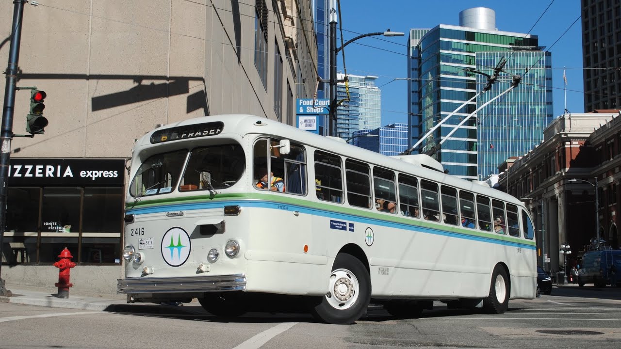 Transit Museum Society 1954 Canadian Car-Brill T48A BC Hydro 2416 - YouTube
