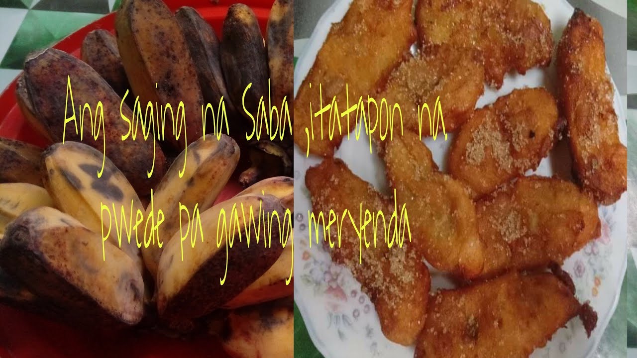 Overripe Banana na Saba ,pwede pa || CMT SISTERS TV - YouTube