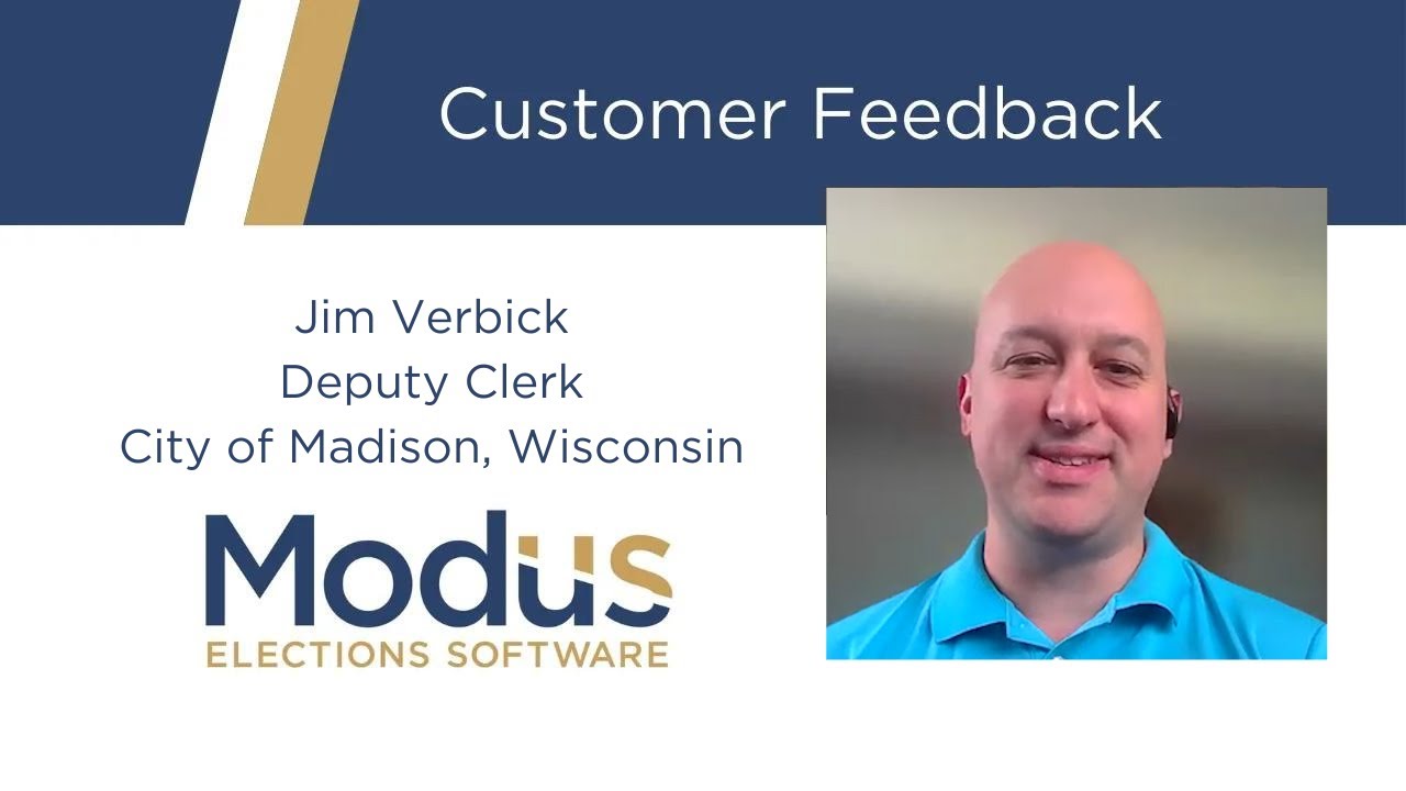 Modus Elections Software Customer Review - YouTube