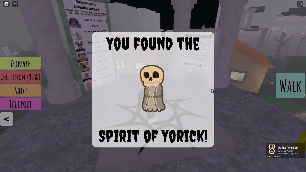 How to find Spirit of Yorick in Find the Spirits (Roblox) - YouTube
