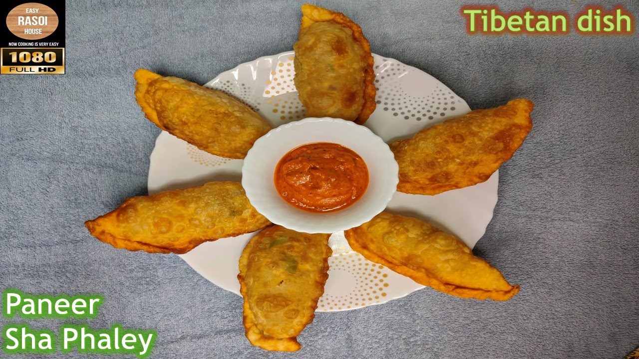 Paneer Sha Phaley Easy Recipe | with Chutney | Tibetan Street Food ...