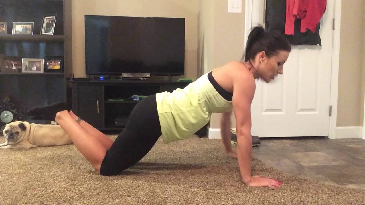 Push-up to child's pose - YouTube