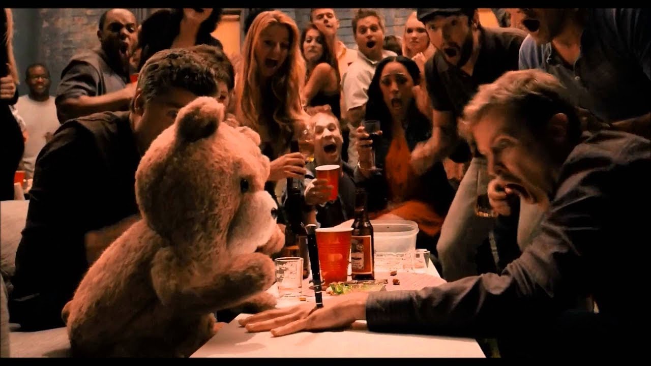 Ted 2012 Movie CLIP - Ted House Party Scene , Ted Vs The Chinese Duck ...