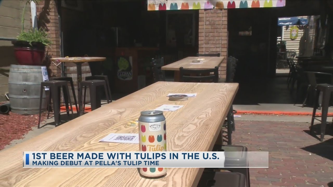 1st Beer Made With Tulips In The U.S. - YouTube
