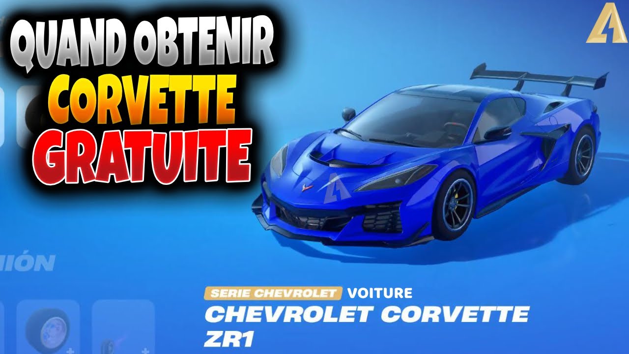 Quand Peut on Obtenir la CORVETTE GRATUITE sur Fortnite - YouTube
