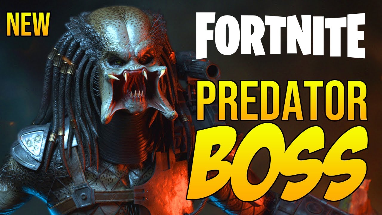 NEW Fortnite PREDATOR UPDATE! "Predator BOSS, 1V4 GAME MODE?!" - YouTube
