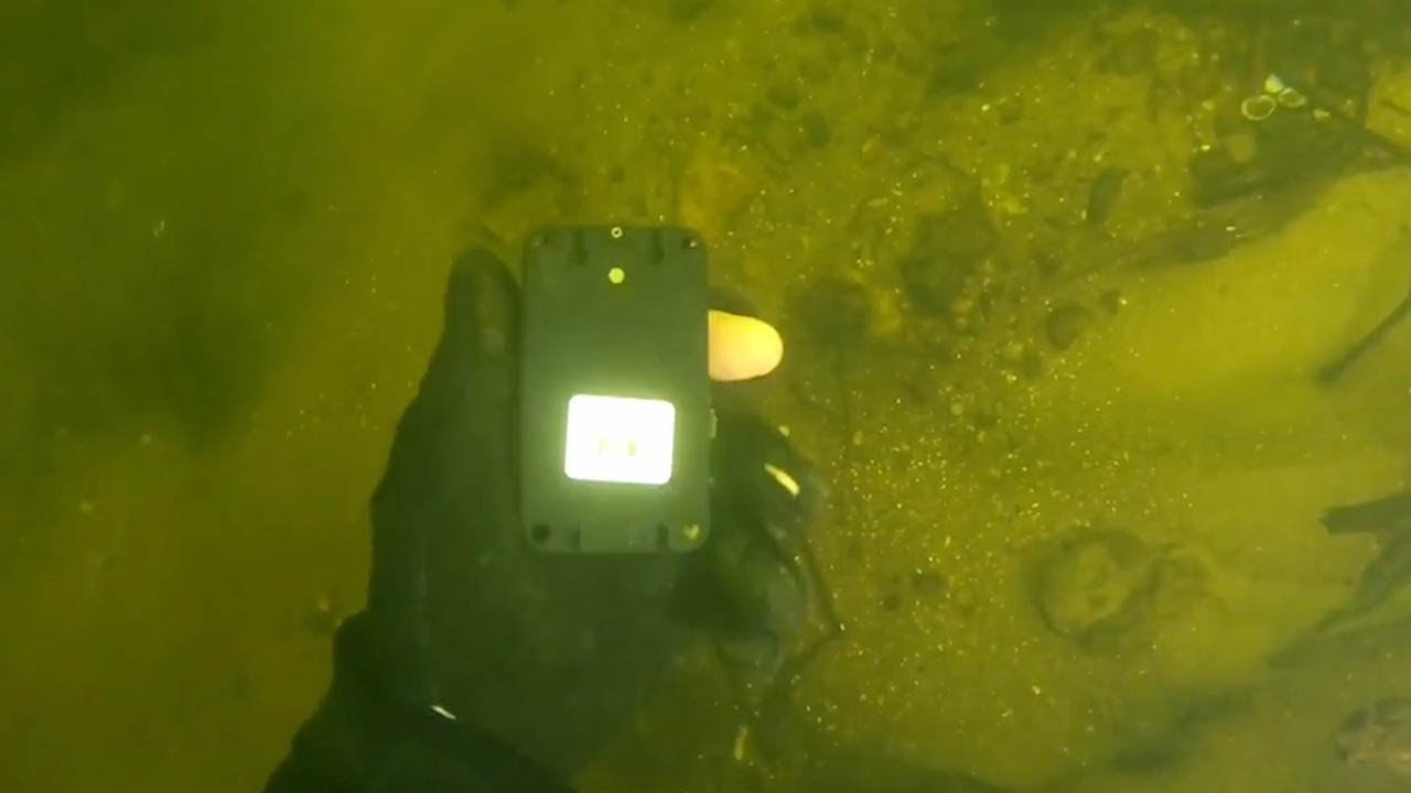 Scuba Diver Finds Strange Objects In River - YouTube