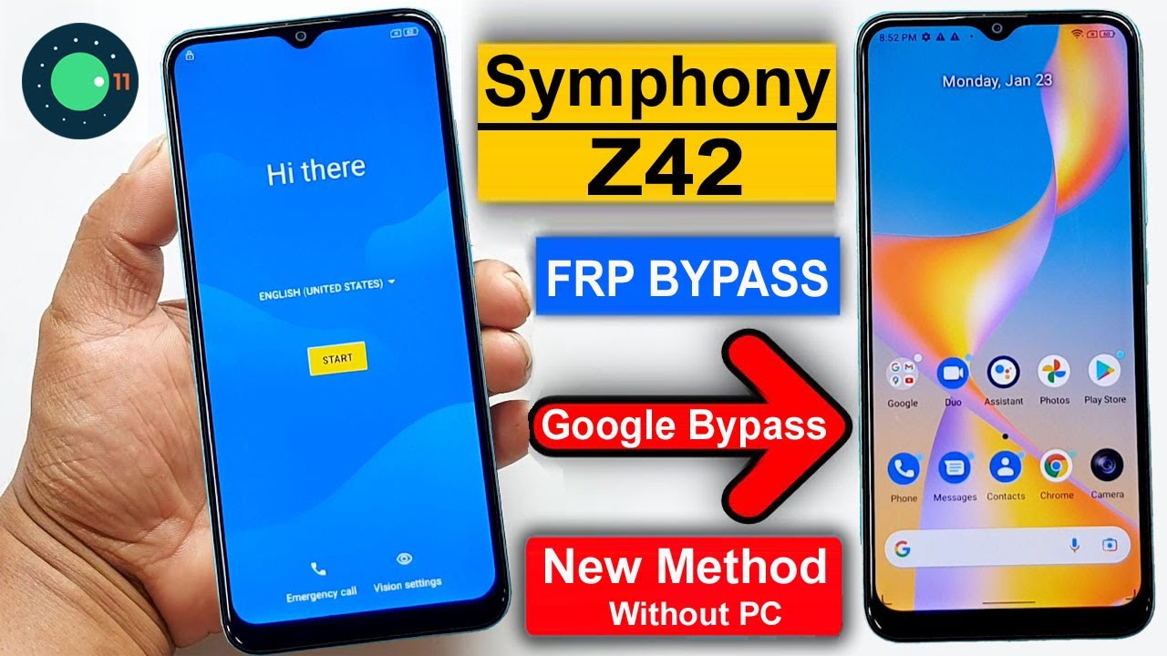 Symphony Z42 Frp | Symphony Z42 Google Lock Bypass | Symphony Z42 Frp Unlock | Without Pc | 2023 ...