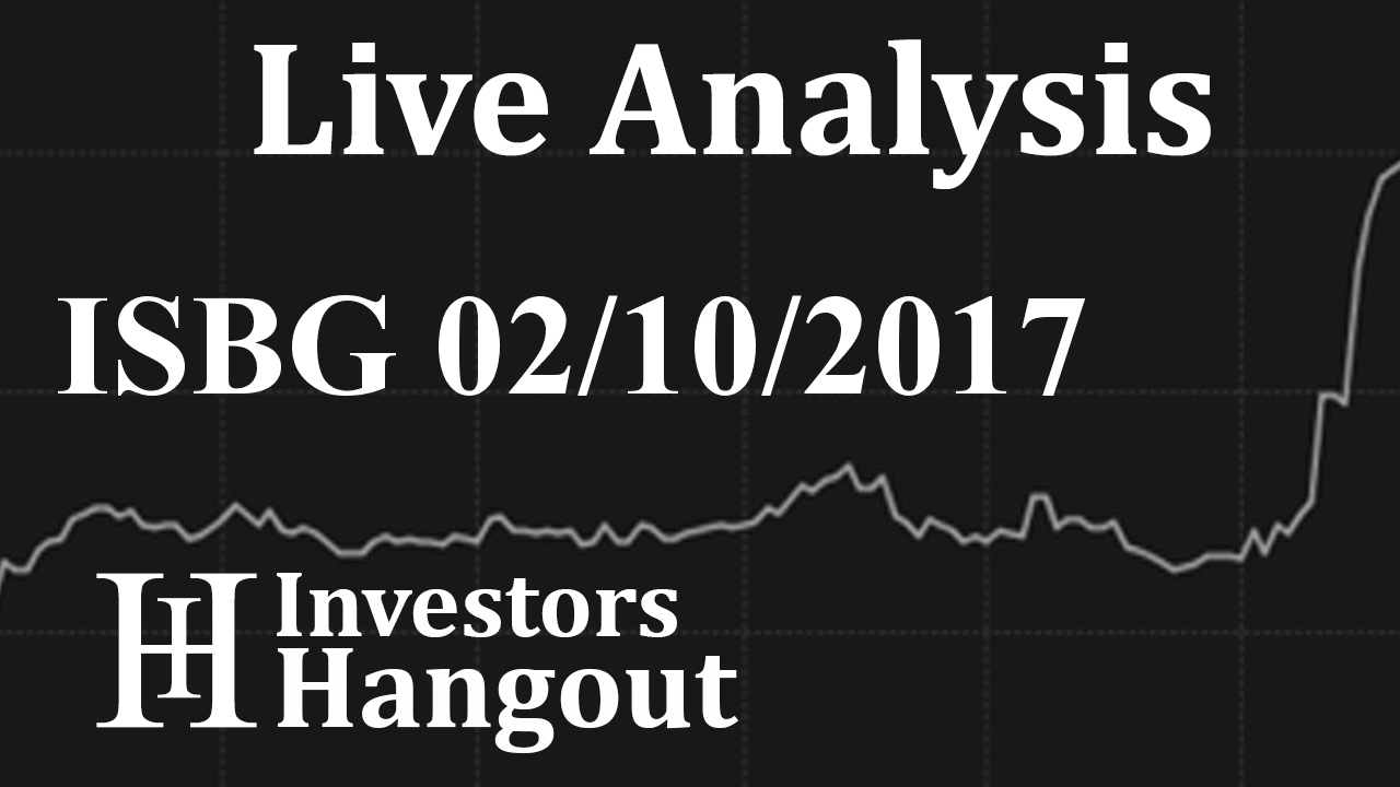 ISBG Stock Live Analysis 02-10-2017 - YouTube