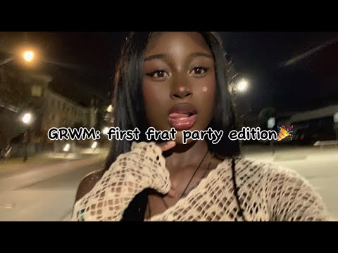 GRWM: frat party edition - YouTube