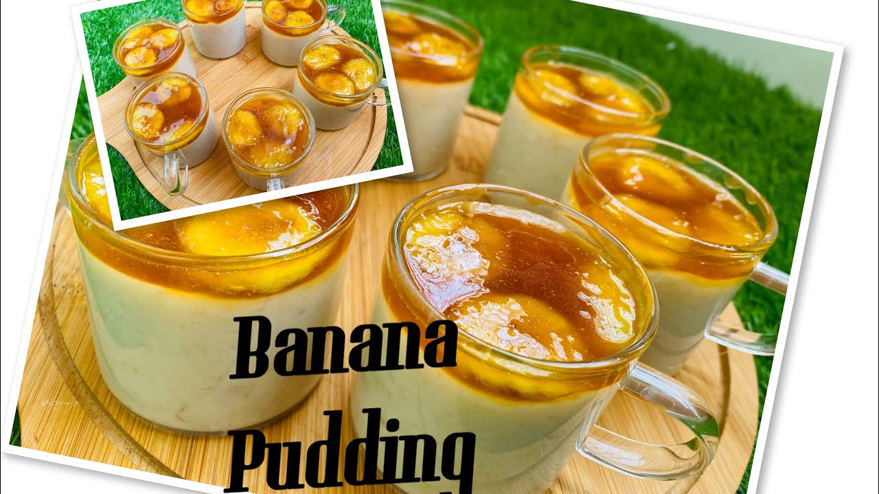 Banana Pudding | Eggless and Without Oven | Easy Banana Pudding - YouTube