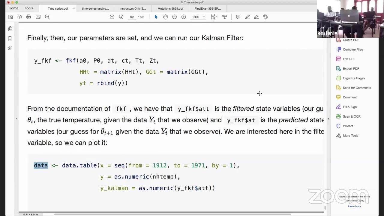 Time Series Kalman Filters. - YouTube