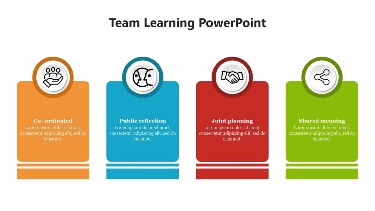 How to Create a 4 Steps Infographic in PowerPoint - YouTube