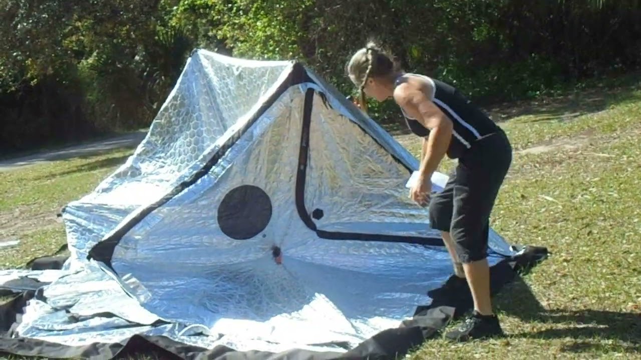 Shiftpod III set up in real time by 5' tall female - YouTube