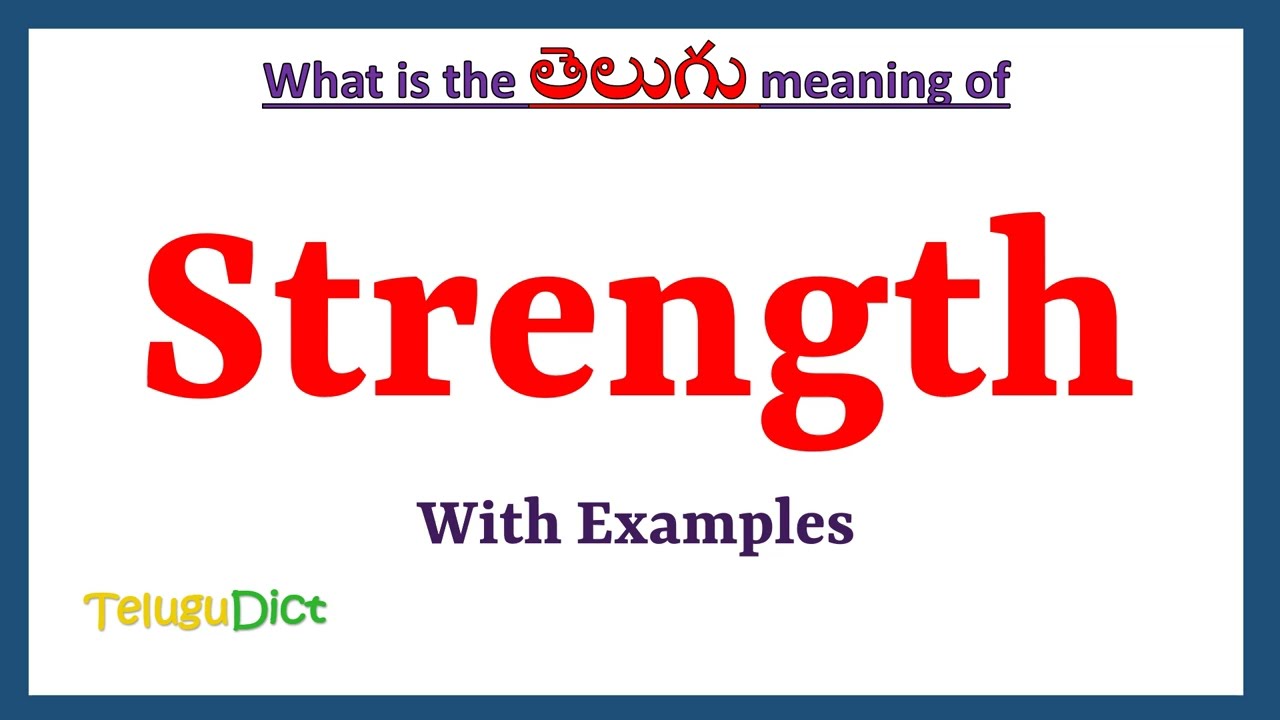 Strength Meaning In Telugu Strength In Telugu Strength In Telugu Strength Meaning In Telugu Strength In Telugu Strength In Telugu