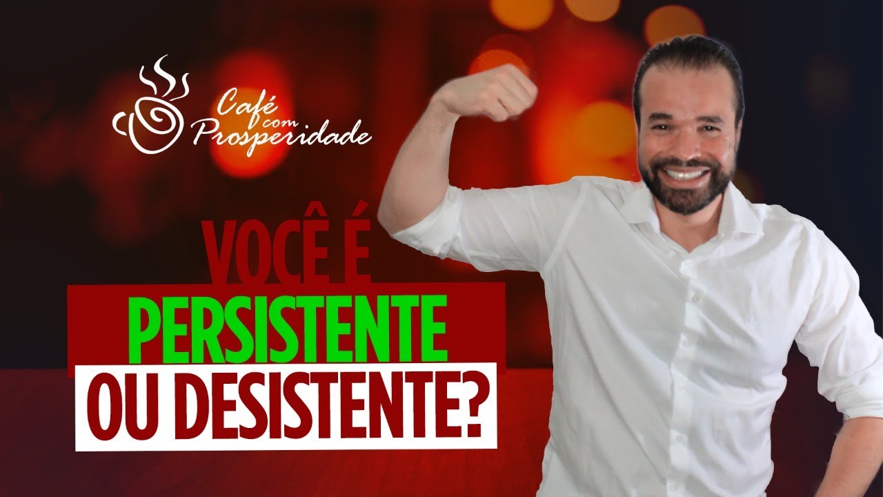 CAFÉ COM PROSPERIDADE ☕ COM RICARDO MELO: Seja persistente - YouTube