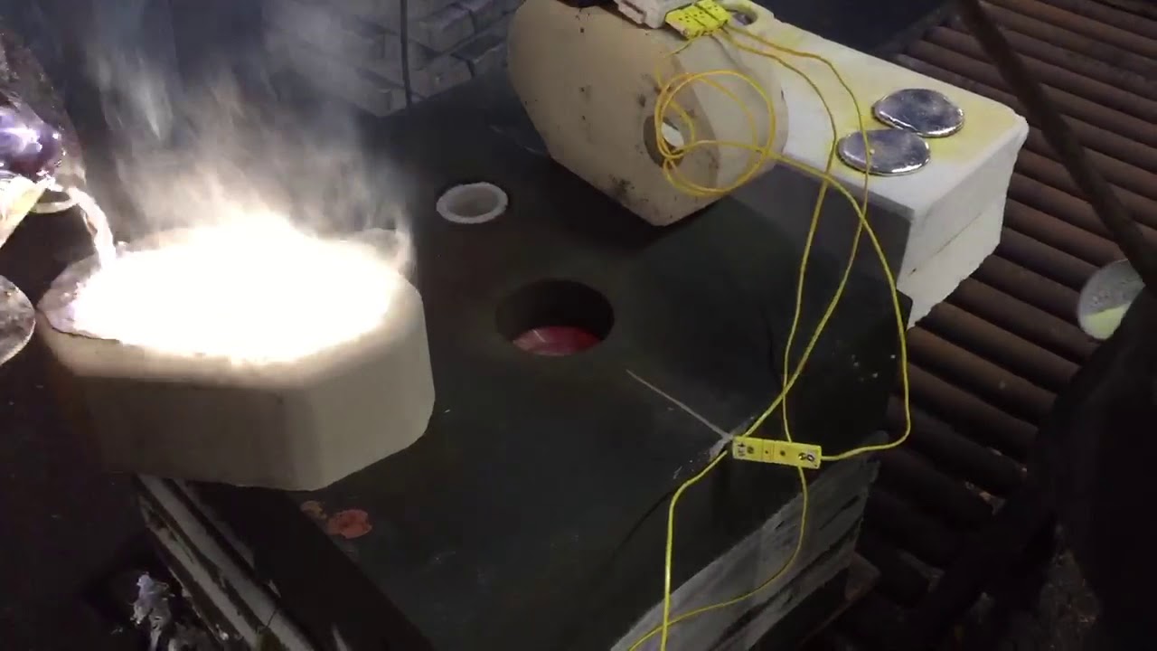 Magnesium Casting with IoT Sensors in 3D printed molds - YouTube
