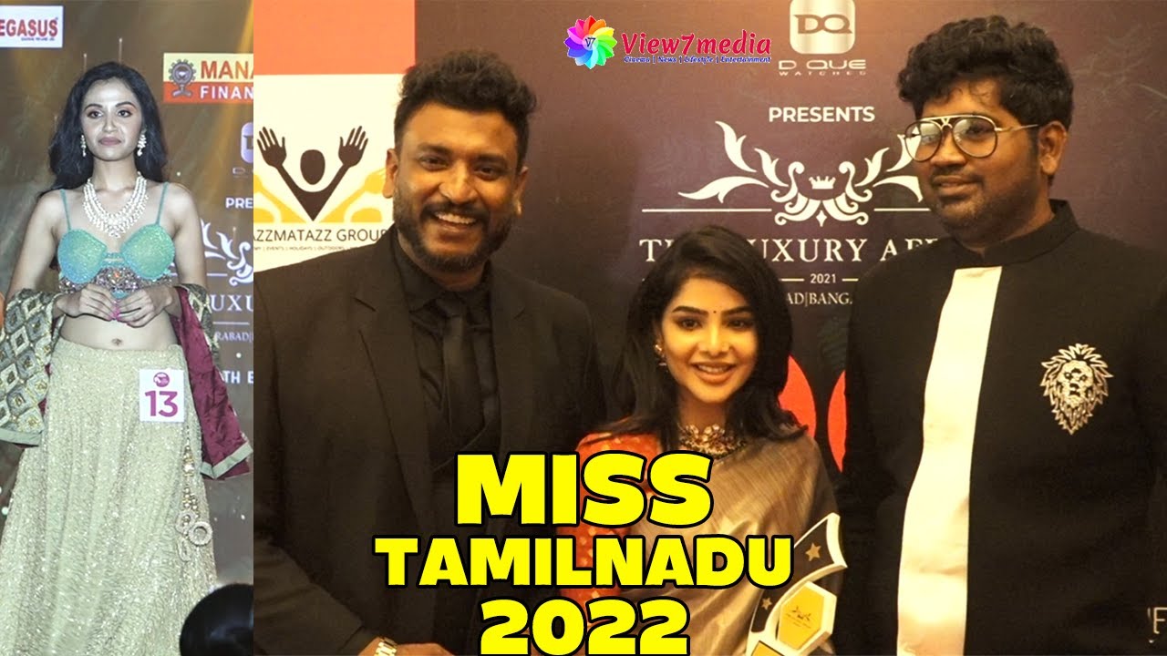 CWC Fame Pavithra at Miss Tamilnadu 2022 | Fashion Show | Chennai - YouTube