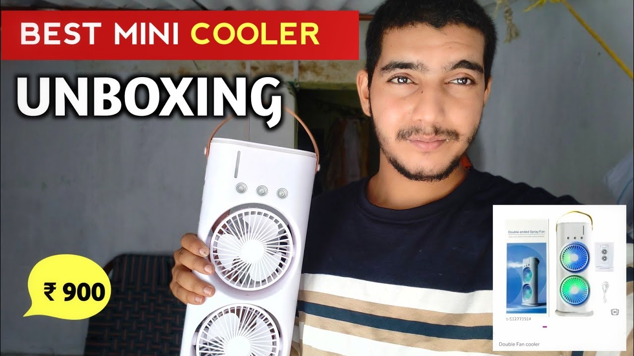 double ended spray fan unboxing | Best Mini Cooler Unboxing | meesho ...