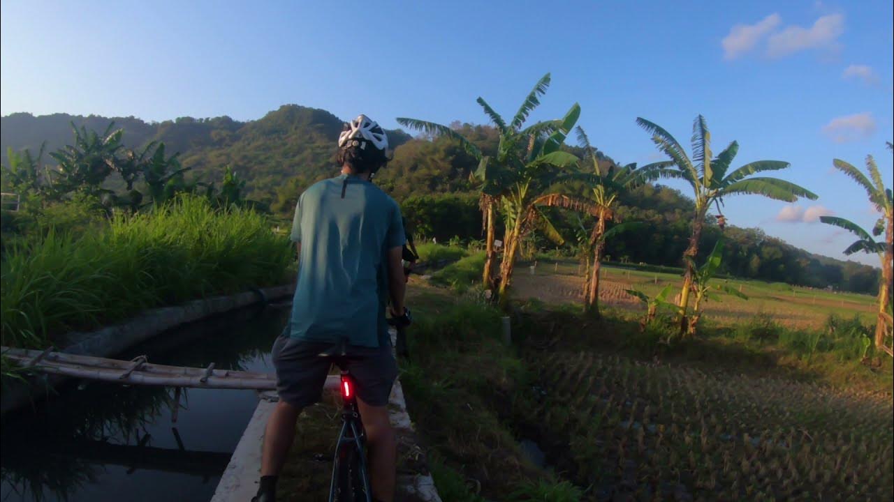 Gowes Gravel Rute Sawah Jembatan Pleret-Imogiri Jogja Blusukan - YouTube