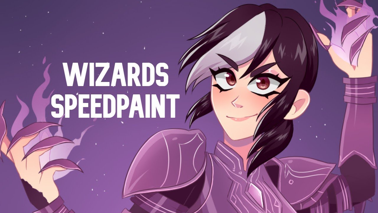 【SpeedPaint】Claire || Wizards - YouTube